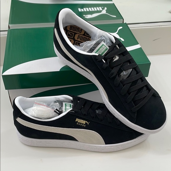 Puma | Shoes | Puma Suede Classic Xxl Black Sneakers | Poshmark